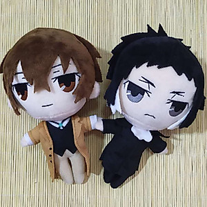 Kejodiy BSD Plush Doll Anime Plush Animal Soft Cartoon Figure Toys Cushions Pillows Gifts 7.8 Inches