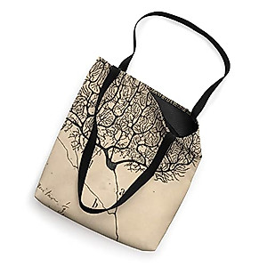 Neuron Drawing Nerve Cells Cajal Tote Bag