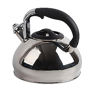 Whistling Tea Kettle Fast Heating Large Capacity 304 L Steel Whistling Kettle With Ergonomic Handle For 2.3L Whistling Tea Kettle Fast (3L)