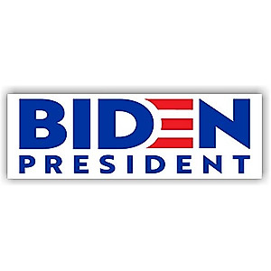 Joe Biden President 2024 Rectangle MAGNET Magnetic Bumper Sticker Democrat Election