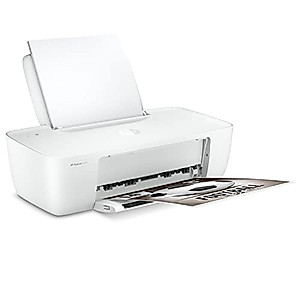 HP Deskjet 1255 Compact Wired Single-Function Color Inkjet Printer for Home Office, White - Print Only, USB Connectivity, Manual 2-Sided Printing, 4800 x 1200 dpi, 8.5" x 14", Cbmou External Webcam