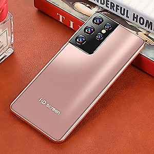 5.72 Inch Mobile Phones 2.4G 5G WiFi Gold Smartphone Unlocked for Home (US Plug)