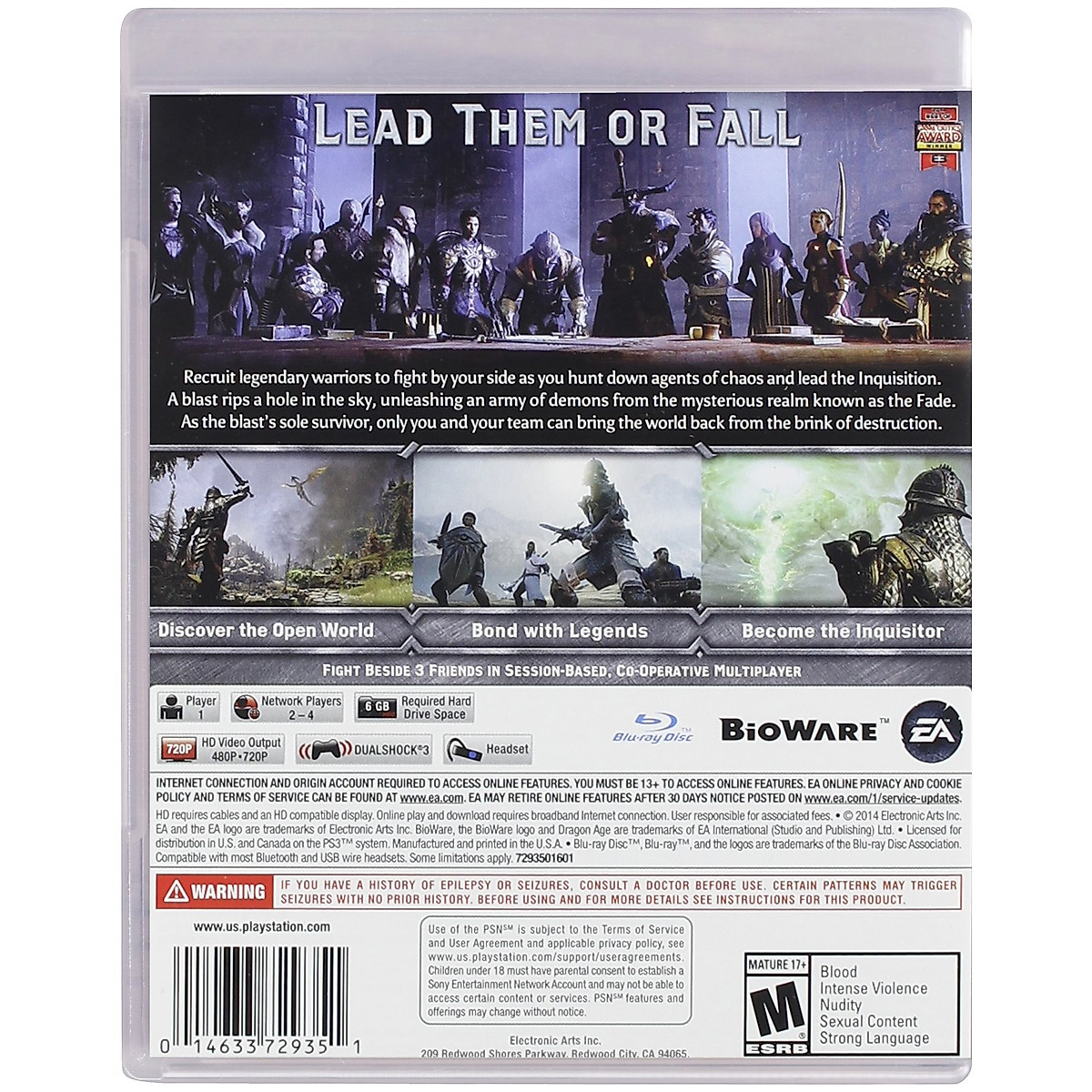 Dragon Age Inquisition - Standard Edition - PlayStation 3