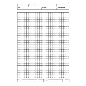 Student Lab Notebook (50 duplicate page sets): perforated carbonless sheets with smooth coil spiral binding
