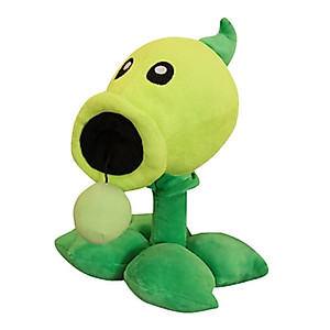 JHESAO 8" Plants and Peashooter Zombies Plush Toys PVZ 1 2 Stuffed Soft Doll Ball Pea Toy New