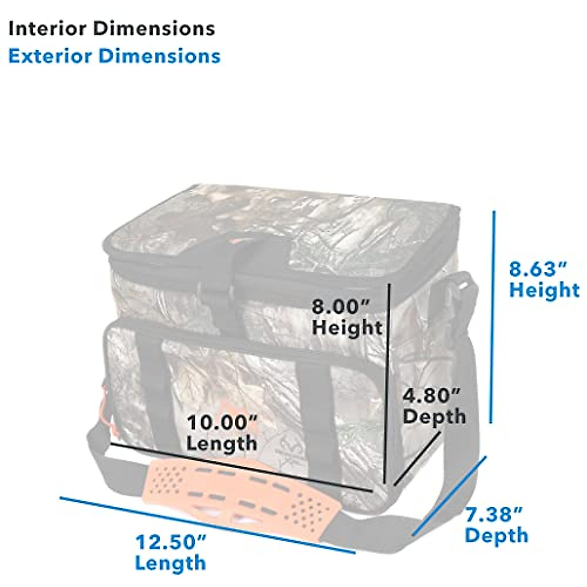 Arctic Zone 12 Can Realtree Zipperless HardBody Cooler Bag, Camo
