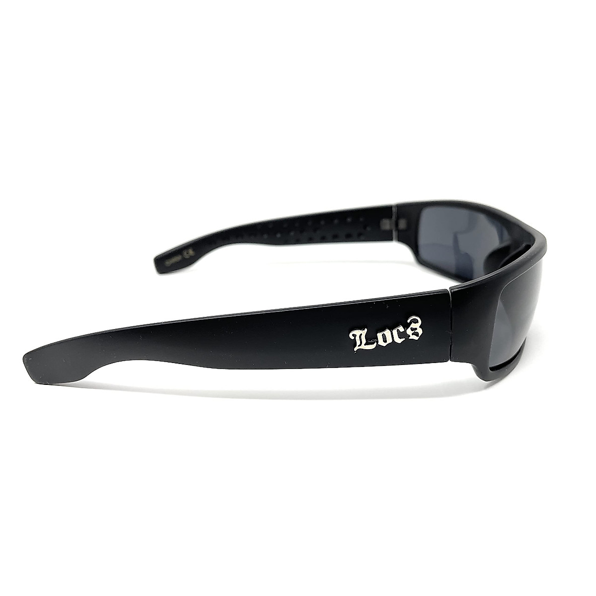Black Locs OG Gangster Cholo Narrow Rectangular Sunglasses