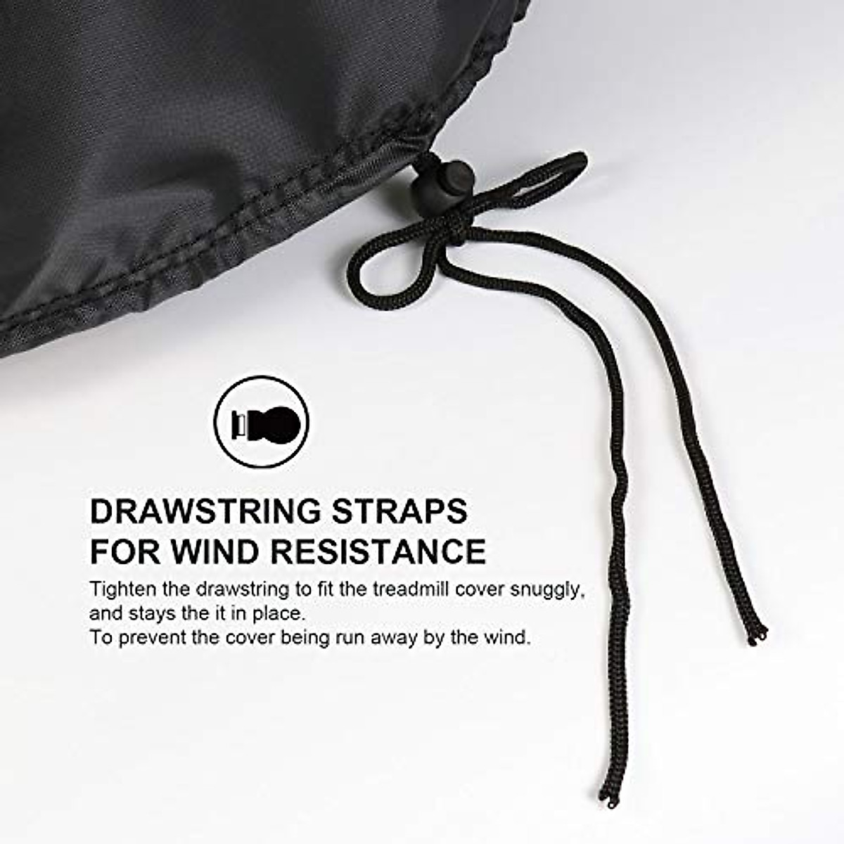 POMER Garden Bench Covers 2 Seater, Waterproof and Anti-UV Durable Fabric Outdoor Patio Loveseat Cover for 2/3 Patio Sofa