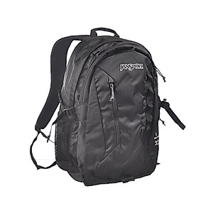 JanSport Agave Hiking Backpack - 32 Liter Daypack with Universal 3L Hydration System or 15 Inch Laptop Sleeve, Black