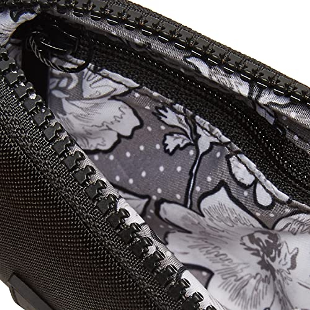 Vera Bradley Women's Recycled Lighten Up Reactive Zip-around Wristlet With RFID Protection, Black, One Size