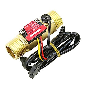 Water G1/2" Brass Effect Liquid Flowmeter Meter 1-30L/min Used for Water Dispenser