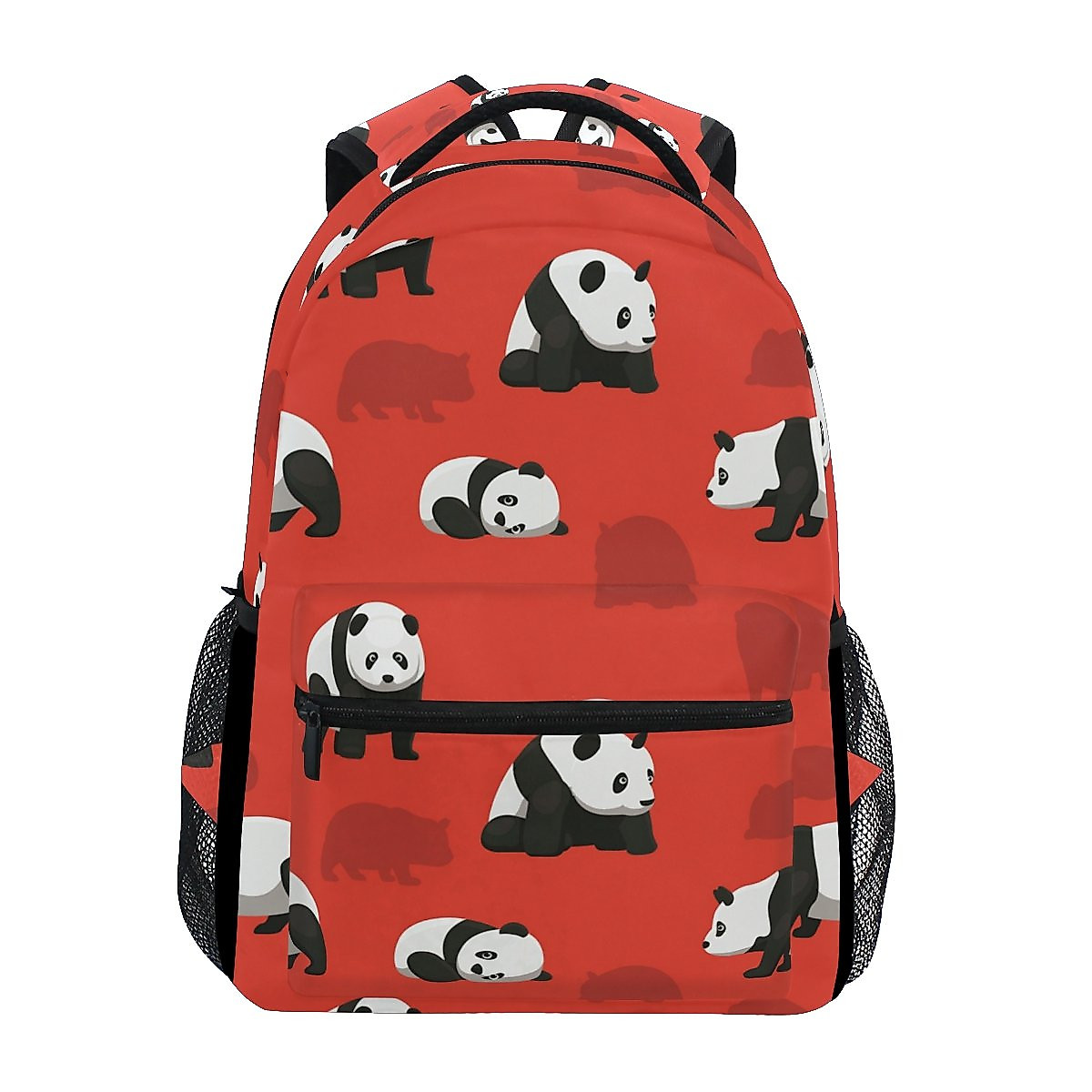 senya Bear Panda Red Fantasy Backpack School Bag Travel Daypack One Size