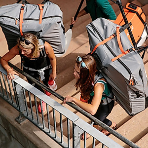 Oru Kayak Oru Pack | Backpack for Foldable Kayak, Heavy-duty Nylon, with Padded Shoulder Straps and Hip Belt, Heavy-duty Zipper, 2 Handles, Weight: 3.15 lbs