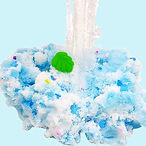 2 Pack Cloud Slime Kit with Cherry and Mint Charms, Scented DIY Slime Supplies for Girls and Boys, Stress Relief Toy for Kids Education, Party Favor, Gift and Birthday