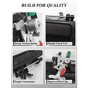 SYOAUTO Tailgate Handle for 2014-2019 Toyota Tundra and 2016-2020 Toyota Tacoma Liftgate Latch Handle with Rear Camera Hole Replaces# 69090-0C090, 69090-0C091