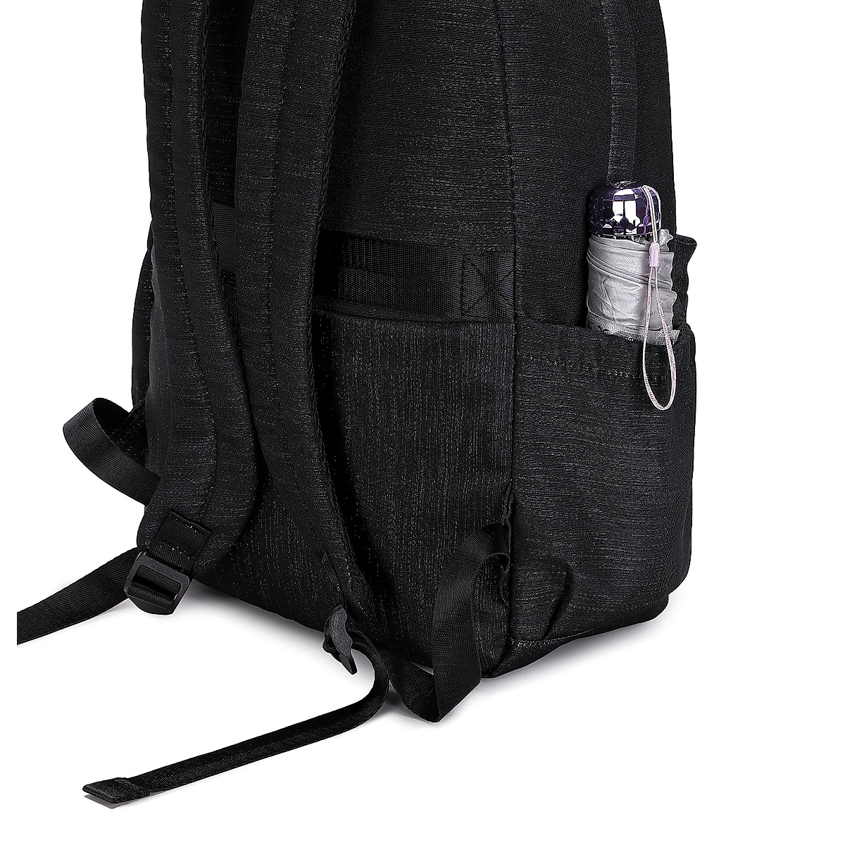 Joymoze Roomy Fashion Shimmer Cat Ears Cute School Backpack for Girl Black