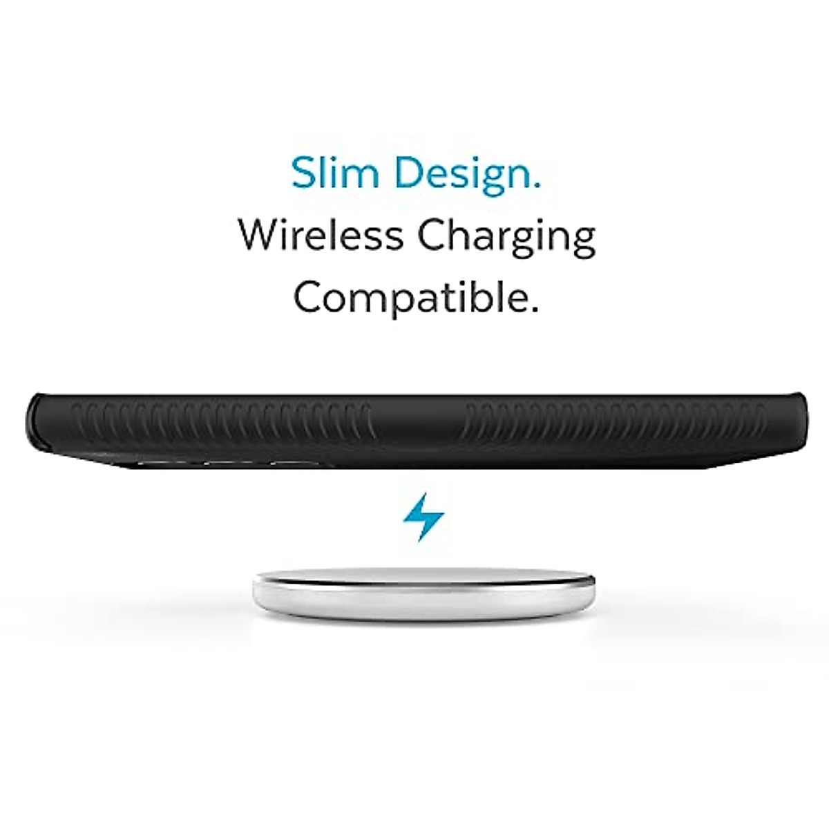 Speck Samsung Galaxy S23 Ultra Case - Drop Protection, Scratch Resistant & Shock-Absorbent Protective Case for Galaxy S23 Ultra - Slim Design with Extra Grip Protection - Black, White Presidio2