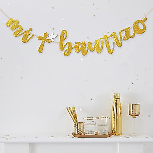 Halawawa Mi Bautizo Banner, Baby Baptism, Christening, First Holy Communion Decorations, Baby Shower Baptism Girls boys Christening Celebration Decor