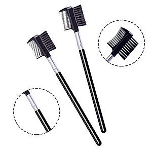 1 PCS Eyelash Comb and Eyebrow Brush Comb, Eyebrow Eyelash Brush Makeup Tool for Eyelashes extension (1 Count (Pack of 1))