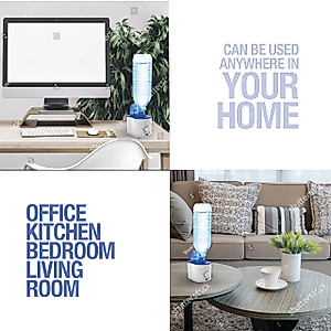 Bell+Howell Sonic Breathe Water Bottle Humidifier, Easy to Use Small Humidifier, No Leak Portable Humidifier, Mini Humidifier, Travel Humidifier, Personal Humidifier and Desk Humidifier as Seen on TV