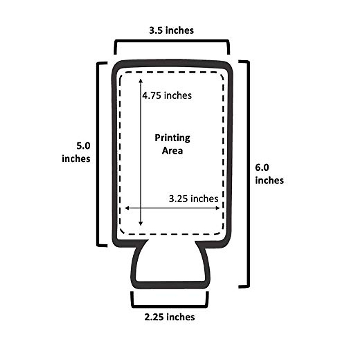 TahoeBay Bulk Slim Can Sleeves (50-Pack) Insulated Coolers, Scuba Knit Polyester Fabric Thermocoolers for 12oz Tall Skinny Beverages - Blank Design, Print Ready (Black)
