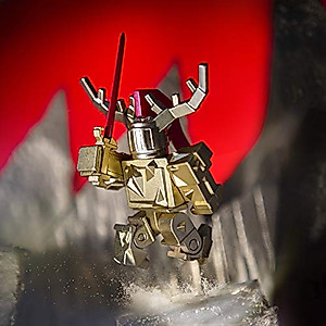 Roblox Celebrity Collection - Fantastic Frontier: Gold Corrupted Knight + Two Mystery Figure Bundle [Includes 3 Exclusive Virtual Items]