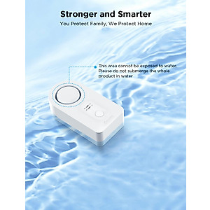 Govee WiFi Water Sensor 3 Pack, Water Leak Detector 100dB Adjustable Alarm and App Alerts, Leak and Drip Alert with Email, Wireless Detector for Home, Basement(Not Support 5G WiFi)