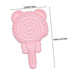 Mipcase 2pcs Dog Toy Dog Teeth Cleaning Toy Interactive Puppy Toy Small Chewing Toy Dog Sound Toys Tow Truck Toy Dental Dog Chew Toys Dog Lollipop Toy Pet Toys Pet Supplies TPR Household