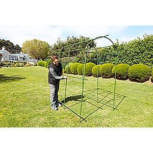 Trellis for Climbing Plants Outdoor | Cucumber Trellis | Pea Trellis by KOGEN (Tunnel Trellis for Climbing Plants Outdoor)