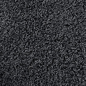 GlowSol Solid Shaggy Rug 5x8 Plush Area Rug for Bedroom Non Slip High Pile Indoor Carpet Dark Grey Rug Modern Fluffy Area Rug for Living Room Kids Room Nursery Home Office