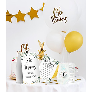 Shit Happens Name That Poo - Dirty Diaper game, Baby Shower Games Guess The Sweet Name That Poo/sh004A