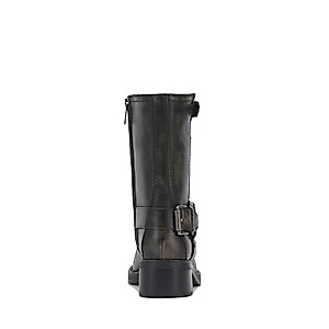 Vince Camuto Women's Kaemie Mid-Calf Boot, Black Leather, 7