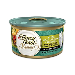 Fancy Feast Elegant Medley Chicken Primavera Cat Food (6 Cans)