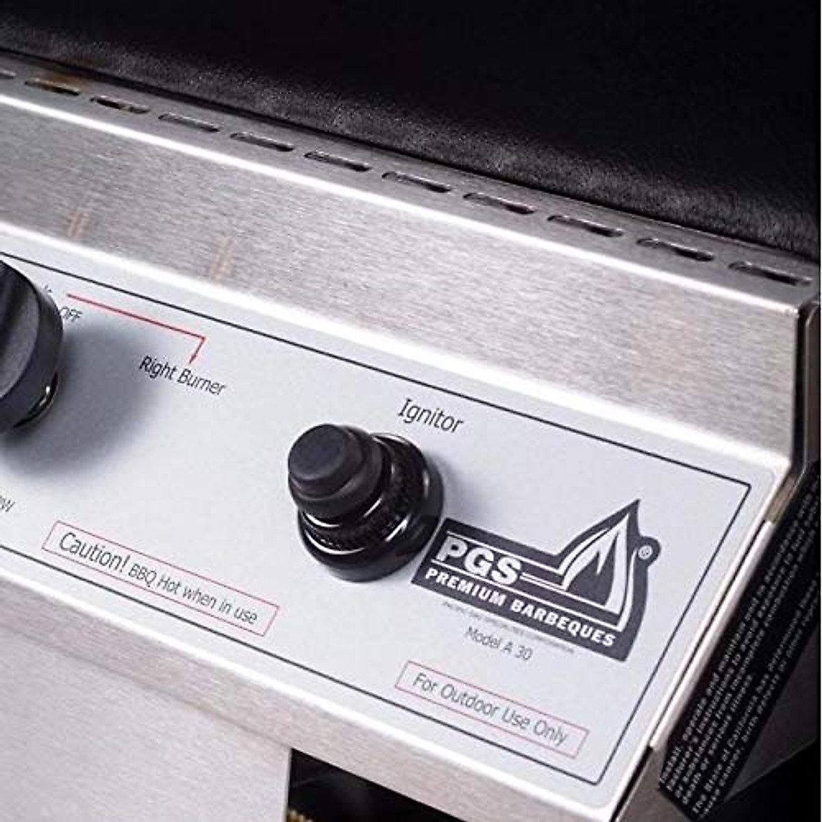 PGS T-Series T40 Commercial Cast Aluminum Propane Gas Grill with Timer On Bolt-Down Patio Post