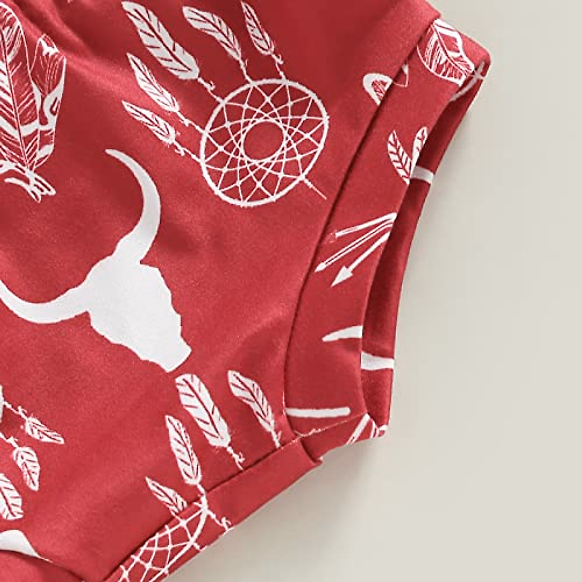 Western Baby Girl Clothes Letter Print Short Sleeve Top Shirt Cow Shorts with Headband 3PCS Summer Outfits (White B, 0-3 Months)