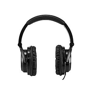 Monoprice Hi-Fi Light Weight Noise Isolationg Over-The-Ear Headphones Ideal for Portable Applications Black