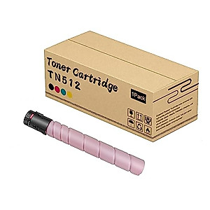 RIOMAN Toner Cartridge Compatible Replacement for Konica Minolta TN512 to Use with Bizhub C554E C454E C308 C368 C360 C258 Toner Printer Magenta