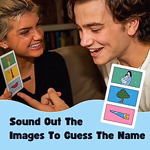 OFF TOPIC Get The Picture Card Game - A Fun Word Puzzle Game 2 Players+ Party Game