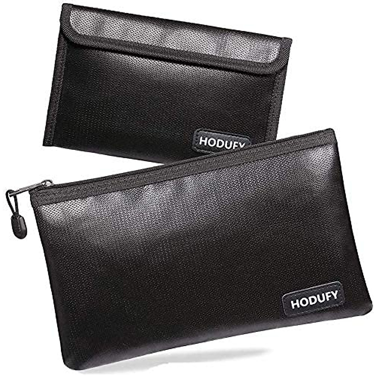 Upgraded Faraday Bag for Key Fobs(2-Pack)+Hodufy Fireproof Money Bag