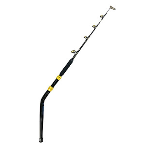 EatMyTackle Deep Drop Trolling Rod | Blue Marlin Tournament Edition (3pc. Swing Tip, 160-200lbs)