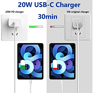 iPad Charger,iPad Pro USB C Fast Charger with Extra Long 10 FT USB C Cable for iPad 10th Gen, iPad Pro 12.9,iPad Pro 11 inch 2022/2021/2020/2018,iPad Air 5th /4th Gen,iPad Mini 6th Gen