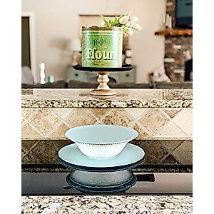 Safe Grabs 2 Color Bundle: Original Multi-Purpose Silicone Microwave Mat | As Seen on Shark Tank, GMA & The View (BPA Free, Heat Resistant, Dishwasher Safe), Blue & Mist