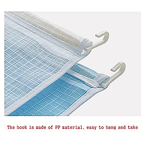 PUTAHQ Refrigerator Storage Mesh Bag Door Organizer Set Home Kitchen Classification for Household Sundries Sorting Used to Containers, White