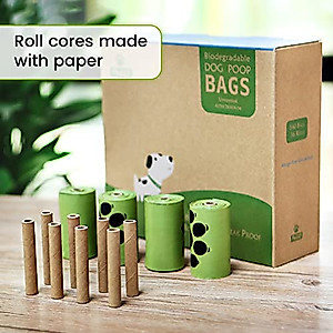 Dog Poop Bag 540 Count, Dog Poop Bags Rolls, Dog Bags for Poop Unscented Refill Rolls, 9" X 13" Durable Thick Poop Bags for Dogs, Doggie Poop Bags, Dog Waste Bags by PobbY