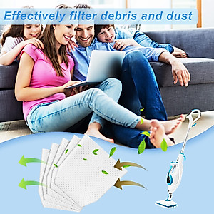 Breling 20 Pieces Cloth Vacuum Filter Compatible with Makita T-03193 and a Brush Vacuum Filter Replacement Cloth Vacuum Dust Collector Filters, White