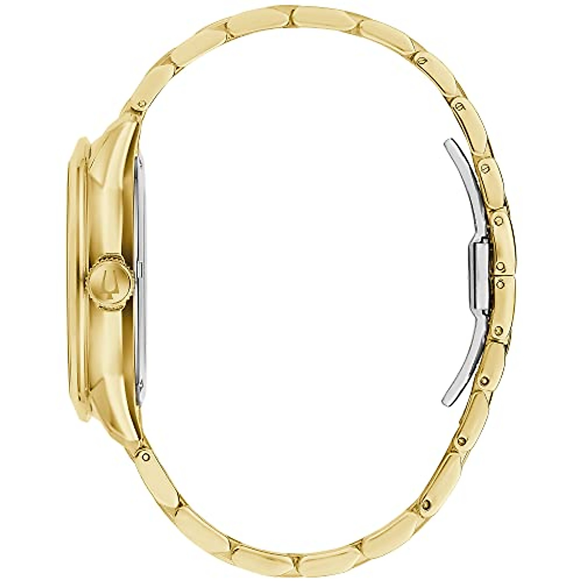 Bulova Men's Classic Sutton 4-Hand Automatic Watch, 24-Hour Sub Dial, Open Aperture, Self-Winding, Exhibition Caseback, Double Curved Mineral Crystal, Luminous Hands, 42mm Style: 97A108