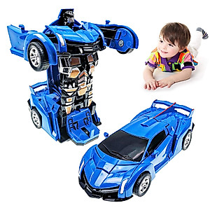 Toy Cars for 2-7 Year Old Boys, Transforming Toys Cars for 3 Year Old Boys and Toddlers, Robot Cars Toys for 4 Year Old Boys Birthday Gifts for 2 3 4 5 6 7 Years Kids Girl Boys