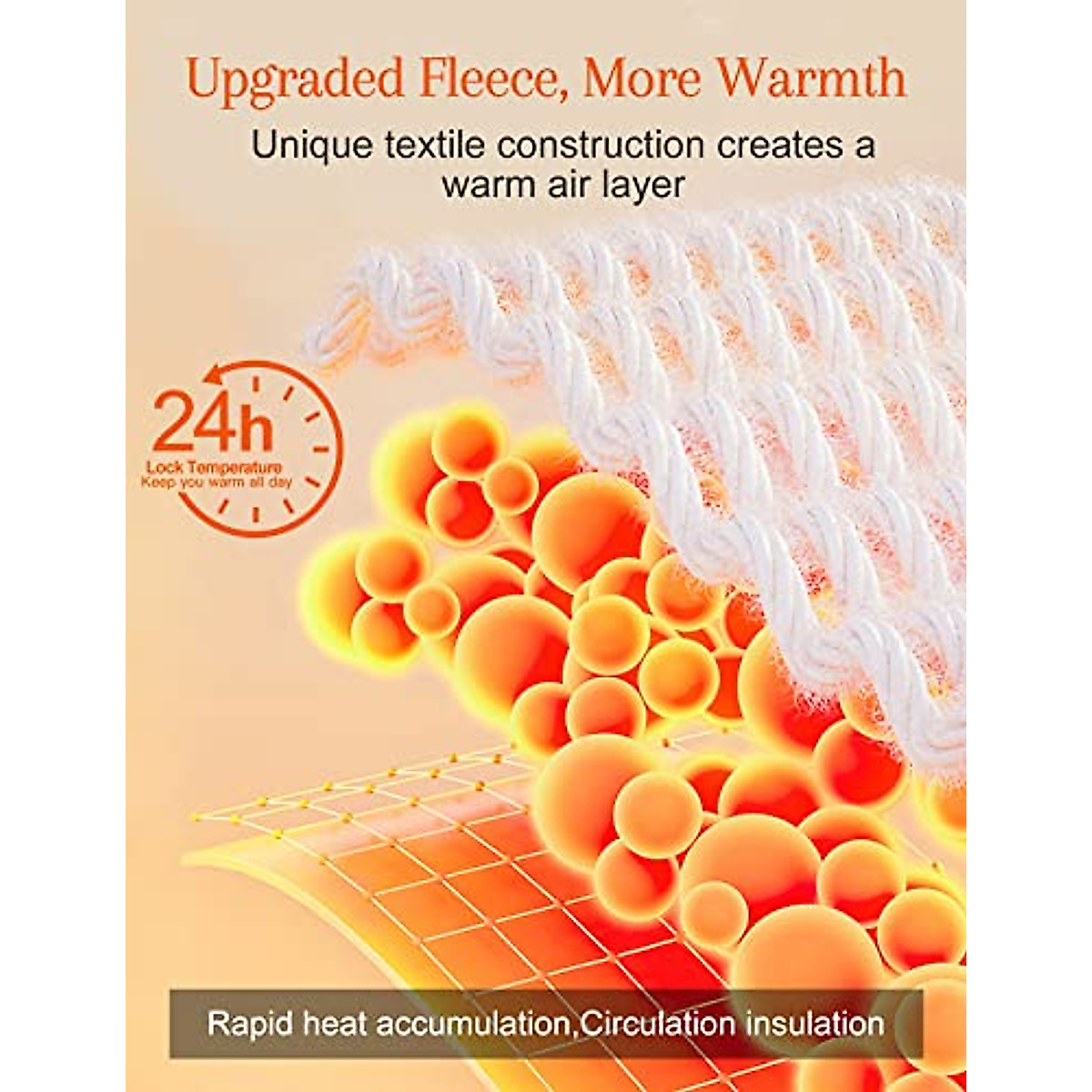 Flygo Men's Winter Warm Active Fleece Joggers Pants Athletic Sherpa Lined Sweatpants(02 Dark Grey-M)