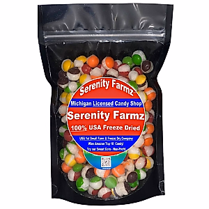 1 LB Freeze Dried ECO PuffZ SkitLZ Party Pack Serenity FarmZ Candy - Packaging May Vary