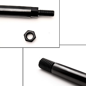 Xotic Tech Sport Track Racing Style CNC Aluminum Screw-on Tow Hook Front Bumper Compatible with Mazda 3 6 CX-5 MX-5 or Cadillac XLR or Chevrolet Corvette (Red)